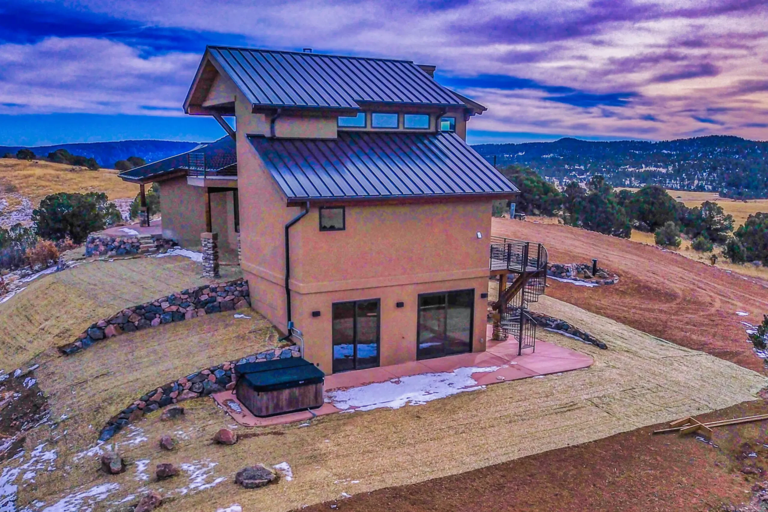 How are Large Homes Built into the Sides of Mountains? - Colorado ...